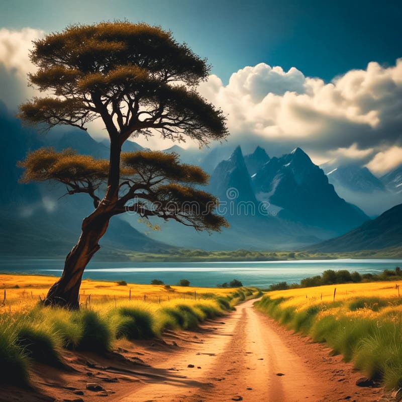 Fantastic Beautiful Scenery of Nature in Beautiful Weather. Nature ...