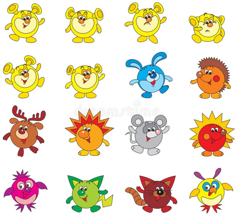 Animated Children Characters Stock Illustrations – 3,188 Animated ...