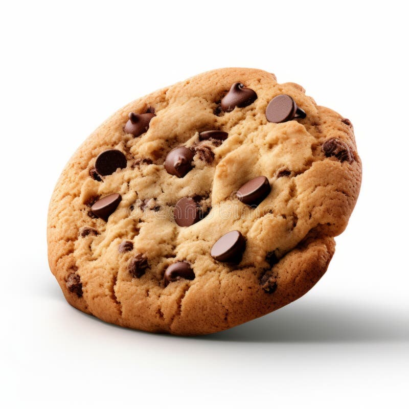 Fantastic Chocolate Chip Cookie Artwork with Heavy Chiaroscuro Stock ...