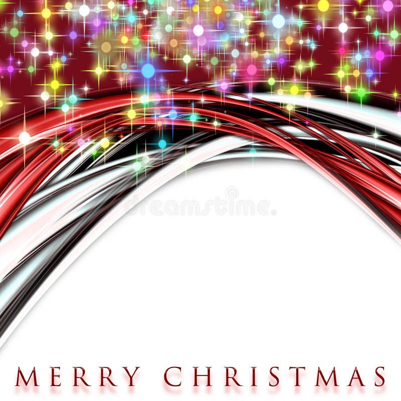 Fantastic Christmas Wave Design Stock Illustration - Illustration of ...