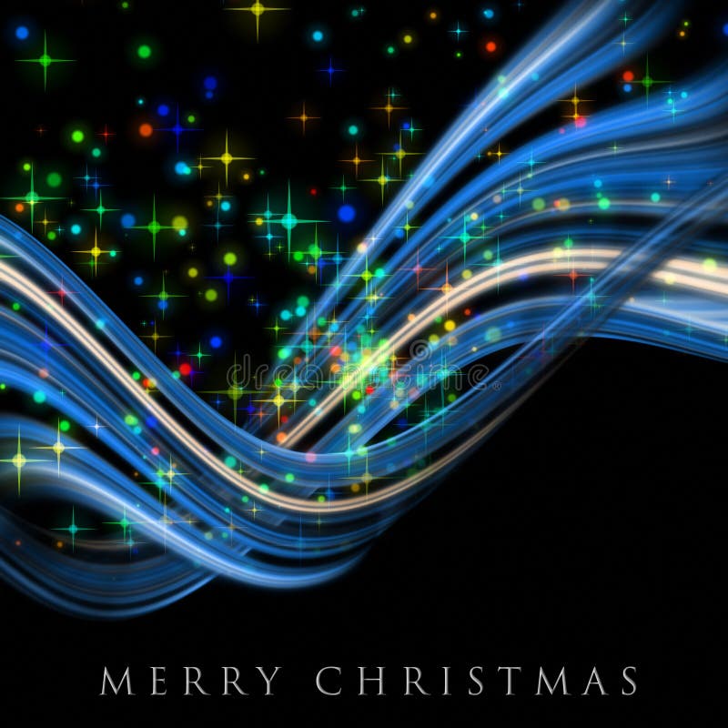 Fantastic Christmas Wave Design Stock Illustration - Illustration of ...