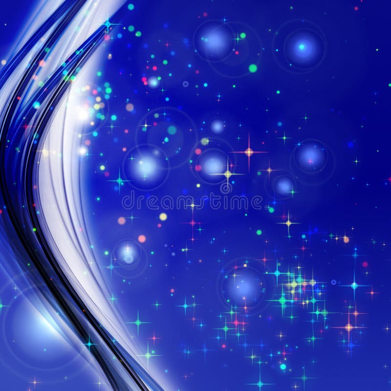 Fantastic Christmas Wave Design Stock Illustration - Illustration of ...