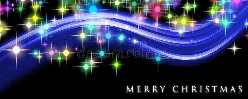Fantastic Christmas Wave Design Stock Illustration - Illustration of ...