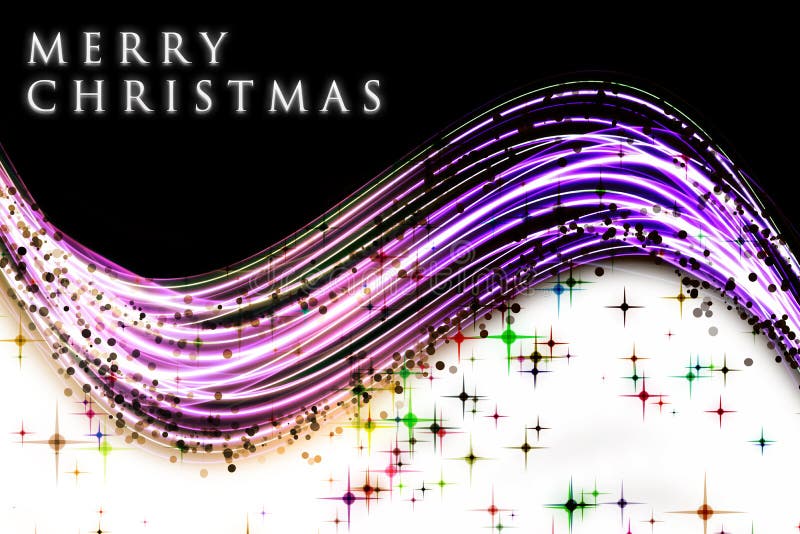 Fantastic Christmas Wave Design Stock Illustration - Illustration of ...