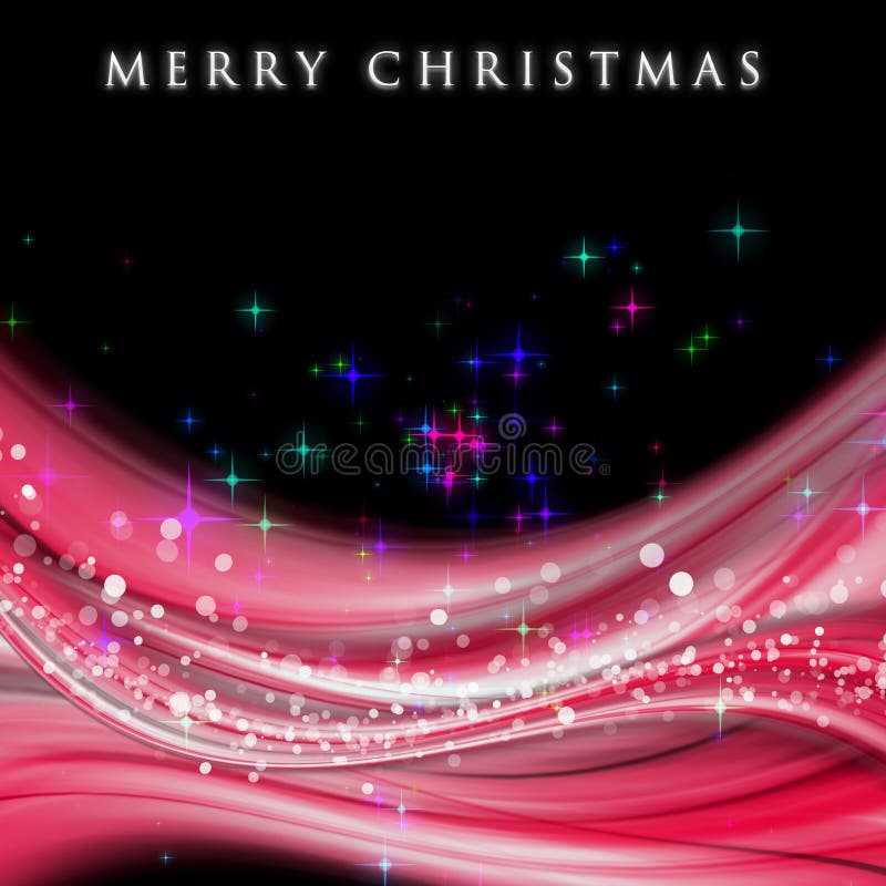 Fantastic Christmas Wave Design Stock Illustration - Illustration of ...