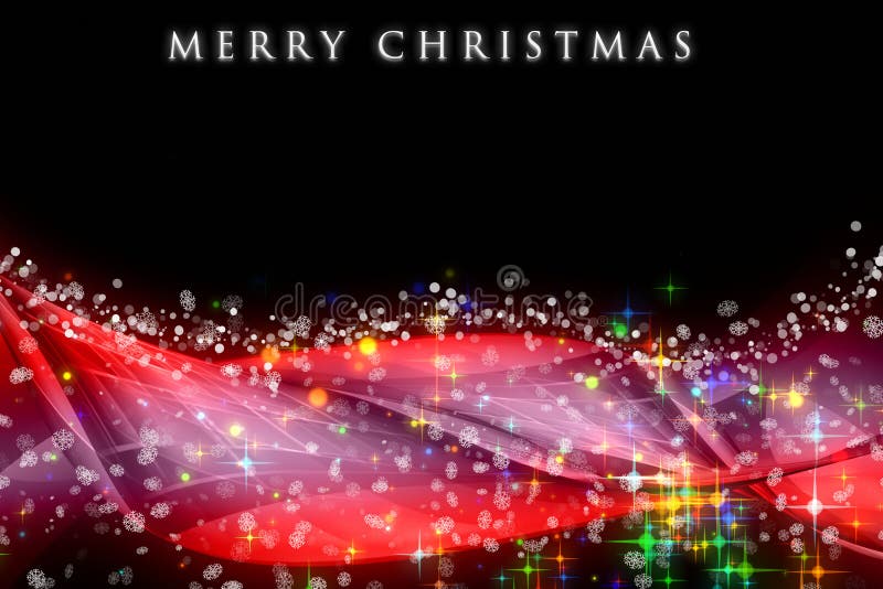 Fantastic Christmas Wave Design Stock Illustration - Illustration of ...