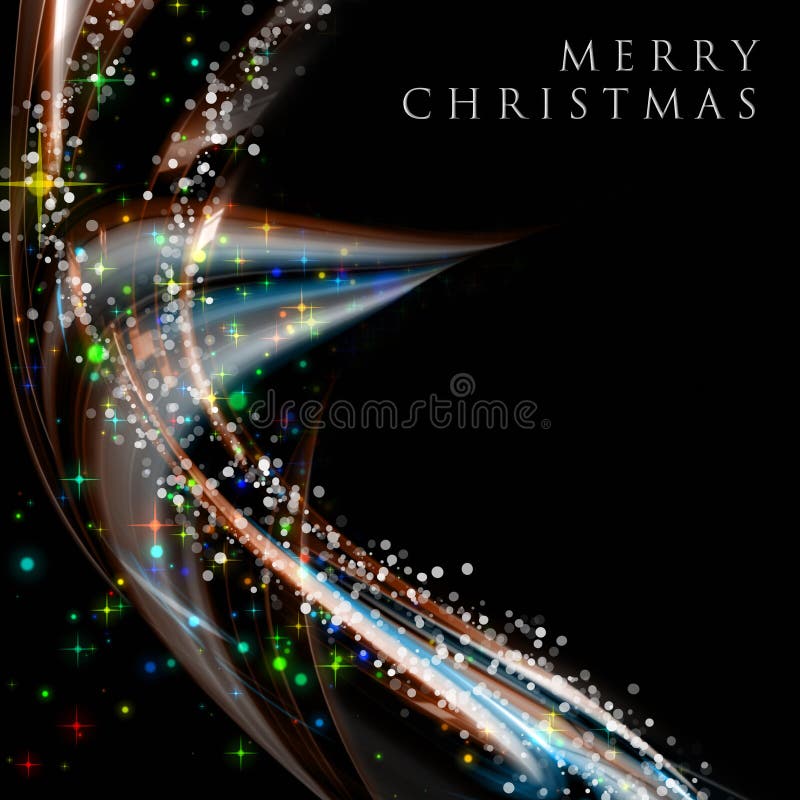 Fantastic Christmas Wave Design Stock Illustration - Illustration of ...
