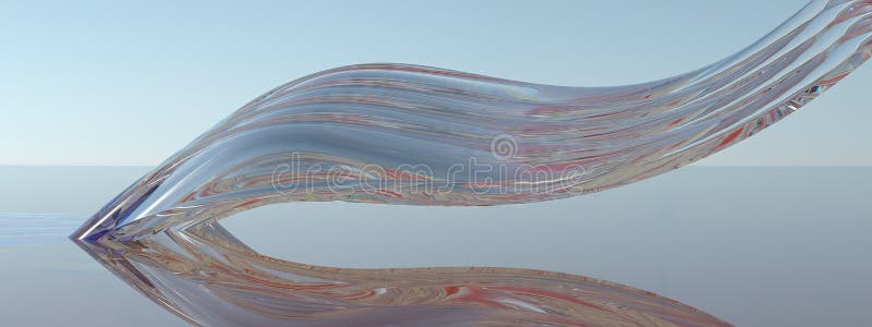 A Fantastic and Clear Texture of Glass with an Elegant and Modern 3D ...