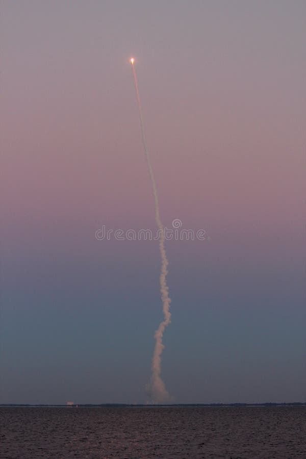 Fantastic Color Gradient from Rocket Smoke after Launch in Cape ...