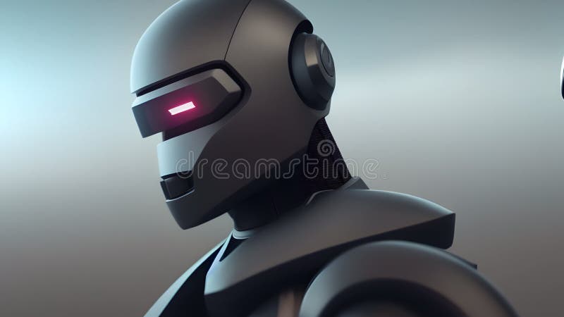 A Fantastic Creature, an Android Robot from the Future, Created with ...