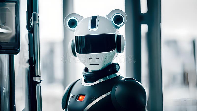 Fantastic Creatures with a High Level of Technology Stock Illustration ...