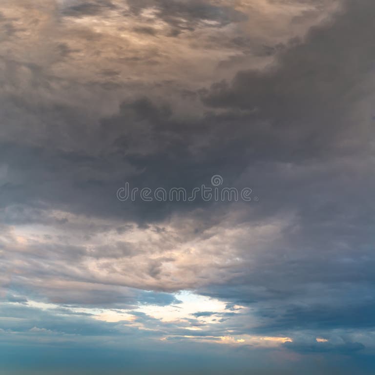 Fantastic Dark Thunderclouds Stock Image - Image of environment, beauty ...
