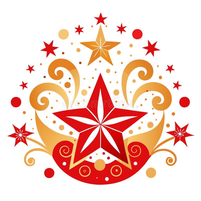 Fantastic Elegant Red Festive Background with Golden Glitter Stock ...