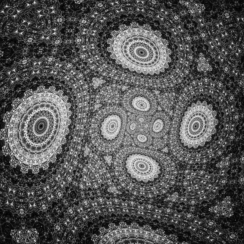 Fantastic Fractals Kaleidoscope Background Texture Stock Illustration ...