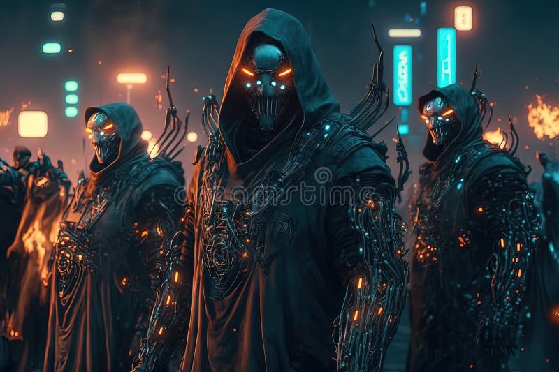 Fantastic Image of the Evil Army Under the Leader S Command. Army of ...