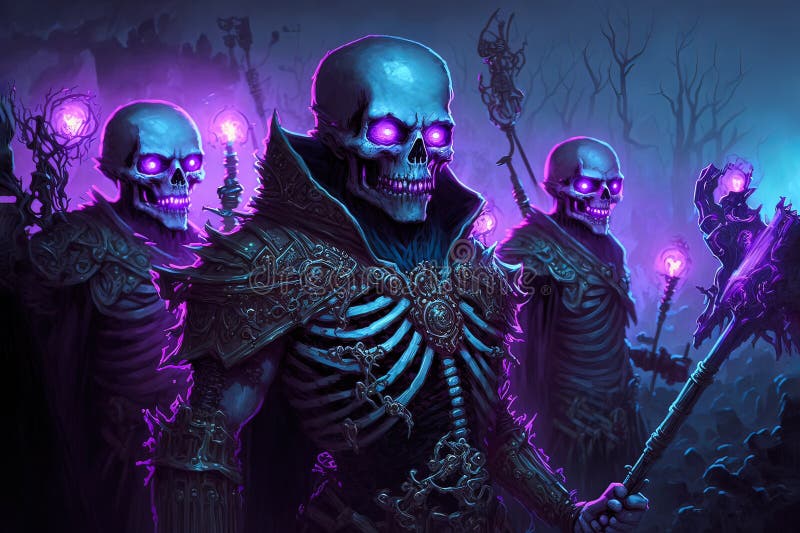 Fantastic Image of the Evil Army Under the Leader S Command. Army of ...