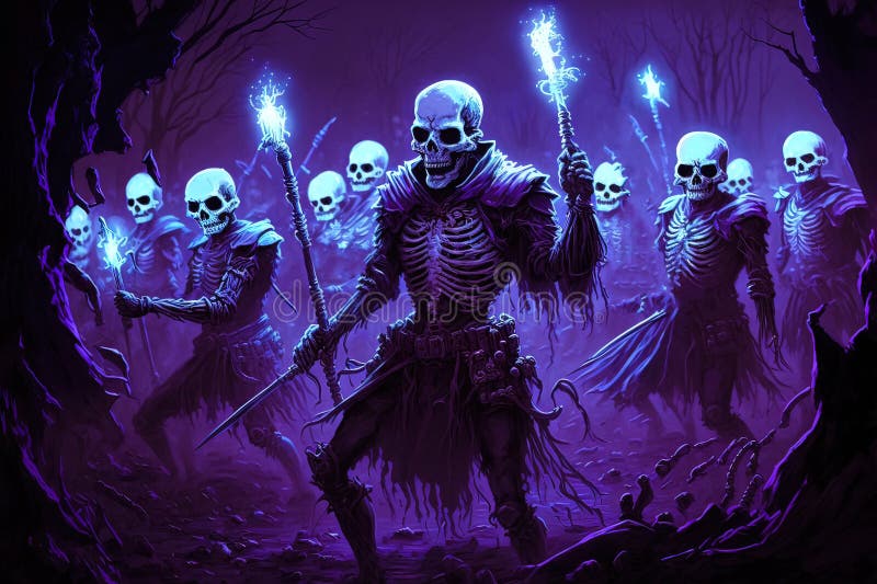 Fantastic Image of the Evil Army Under the Leader S Command. Army of ...