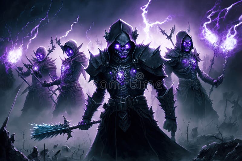 Fantastic Image of the Evil Army Under the Leader S Command. Army of ...