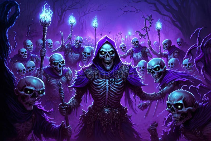 Fantastic Image of the Evil Army Under the Leader S Command. Army of ...