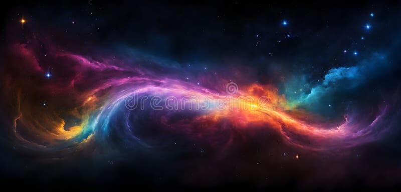 Fantastic Image of a Galactic-scale Cosmic Dust Cluster Stock ...