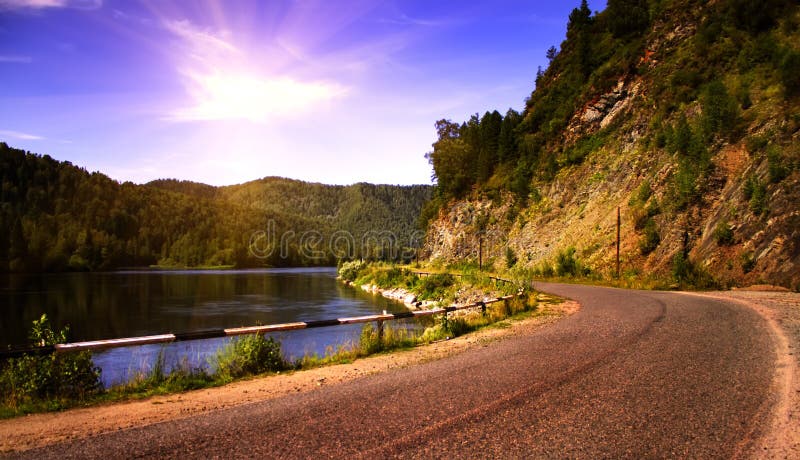 Fantastic Landscape stock photo. Image of line, grassland - 15972566