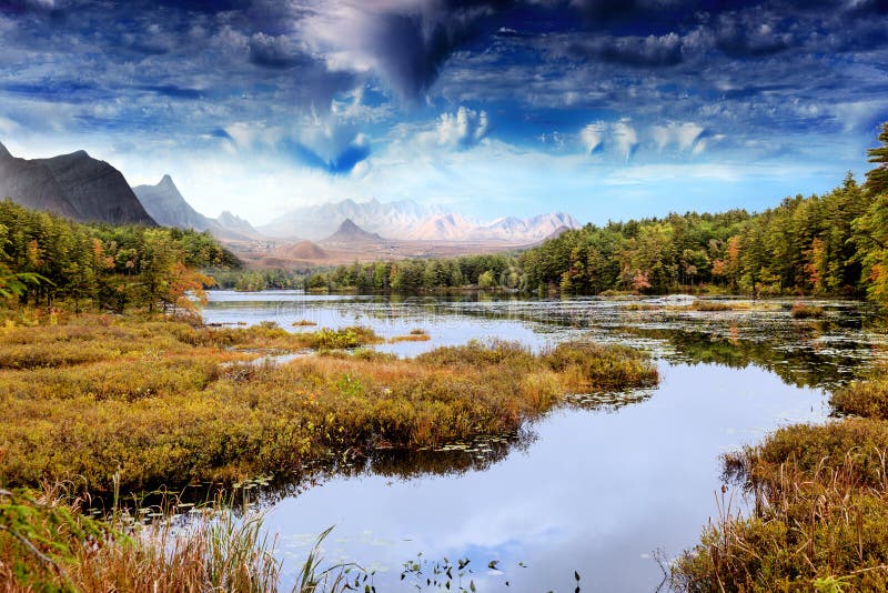 Fantastic landscape stock image. Image of mountain, fantastic - 25208697