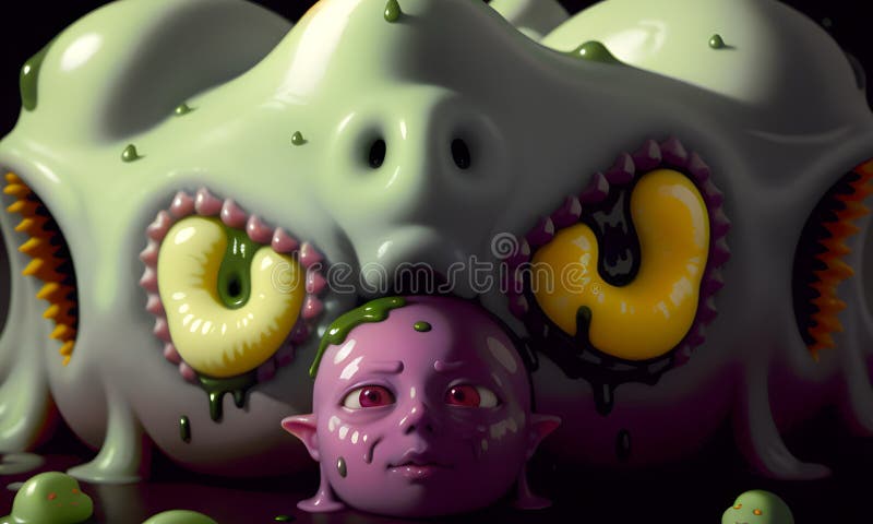 Fantastic Little Snotty Slug Monster, Created with the Help of ...