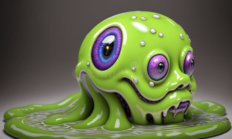 Fantastic Little Snotty Slug Monster, Created with the Help of ...