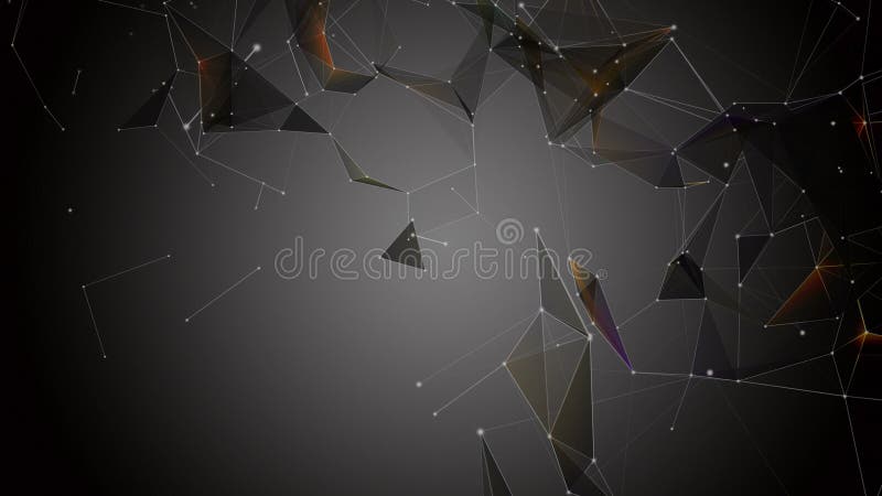 3d Modern Slow Wavy Abstract Geometric Motion 4k Looping Background Stock Video - Video of ...