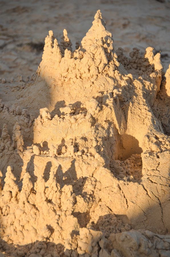 Fantastic Sand Figure on a Tropical Beach Stock Image - Image of ...