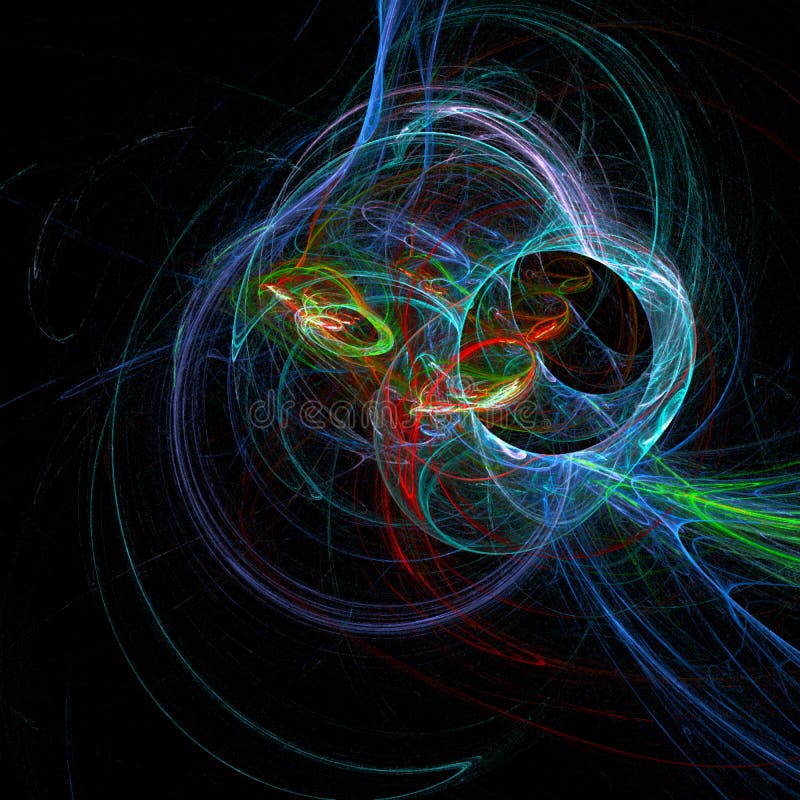 Fantastic Space Blue Planet Illustration, Star System, Color Graphics ...