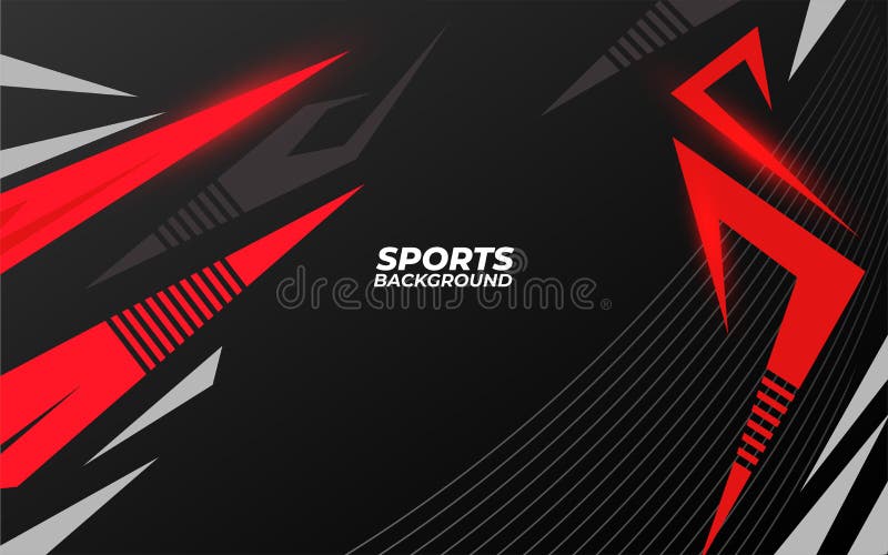 Fantastic Sports Background with Lines and Shape. Abstract Background ...