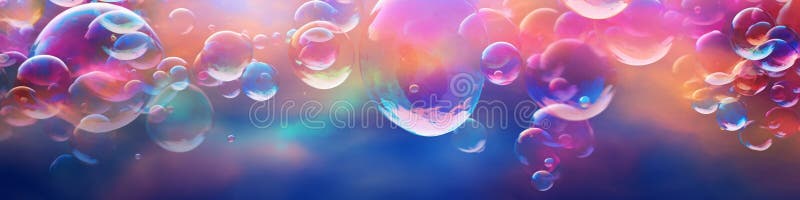 Fantastic Structure of Multi-colored Bubbles. Stock Photo - Image of ...