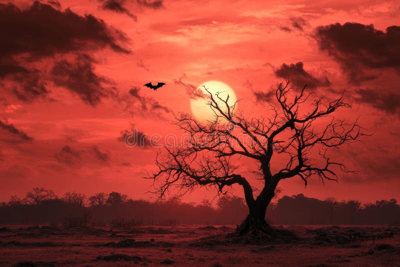 This Fantastic Sunset Background with Copy Space for Design Features an ...