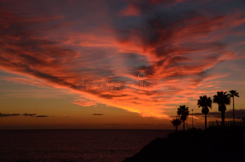 Fantastic sunset stock photo. Image of sunset, shore - 93539546