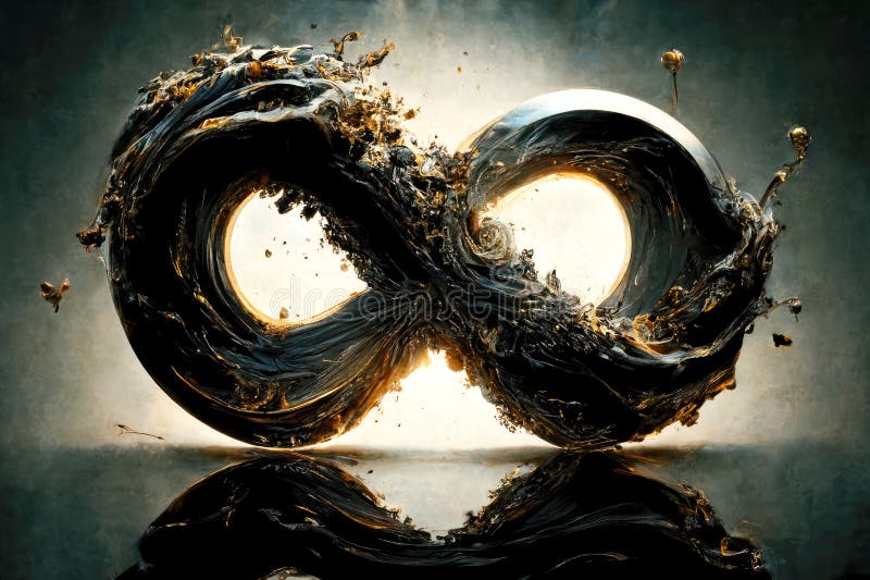 Infinity stock illustration. Illustration of abstract - 271102423