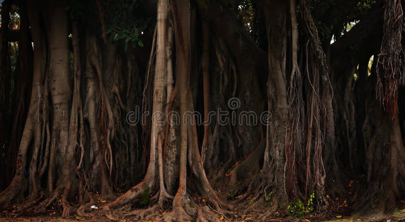 Fantastic trees stock photo. Image of sunray, vacation - 9418434