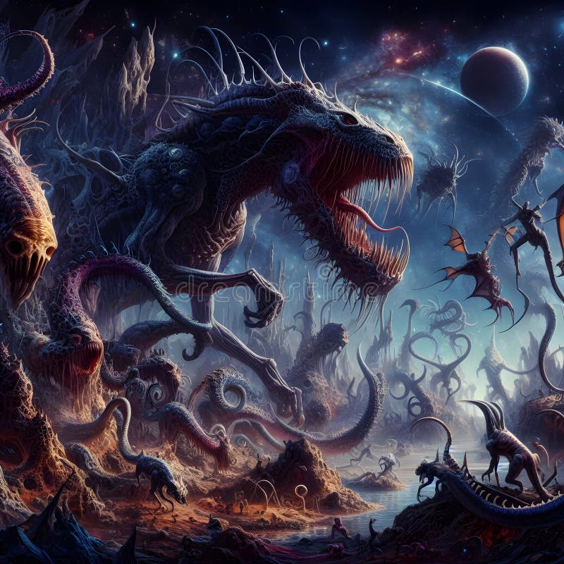 Underground creatures stock illustration. Illustration of vehicle ...