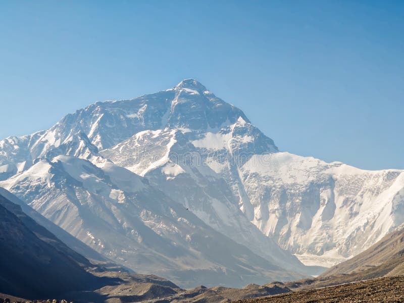 Fantastic View of Mount Everest. Tibet. China Stock Photo - Image of ...