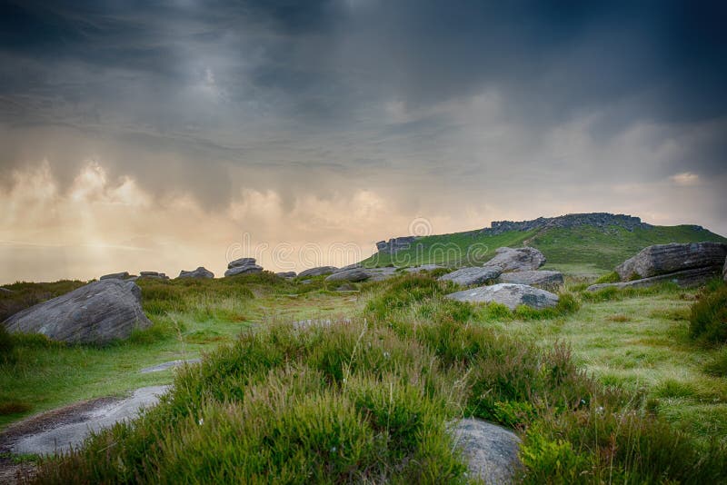 Fantastic View in the National Park on the Sunset in Summer Stock Image ...