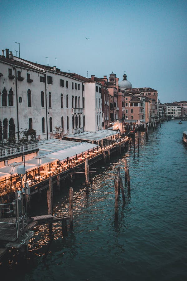 A Fantastic View on Venice by Evening Editorial Photography - Image of ...
