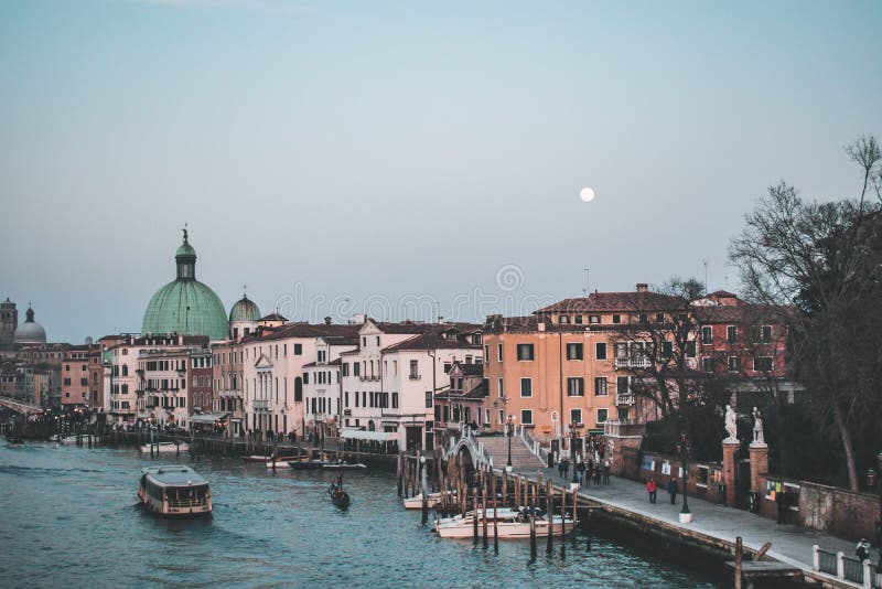 A Fantastic View on Venice by Evening Editorial Photo - Image of marco ...