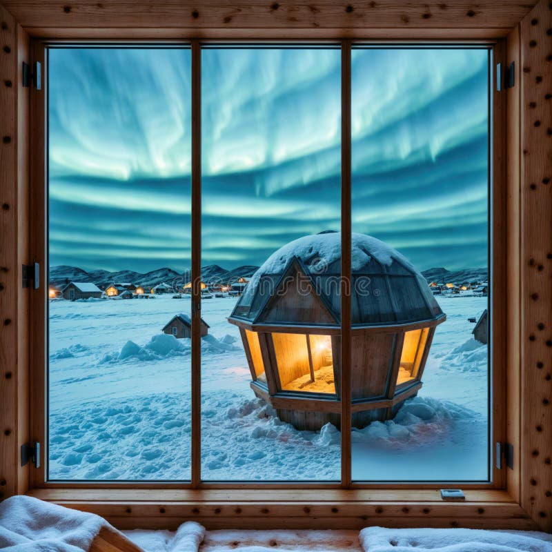 Fantastic View from the Window . AI Generated Stock Illustration ...