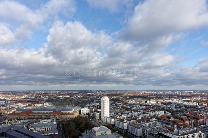Fantastic Views from the City Tower Viewing Platform Over the City of ...