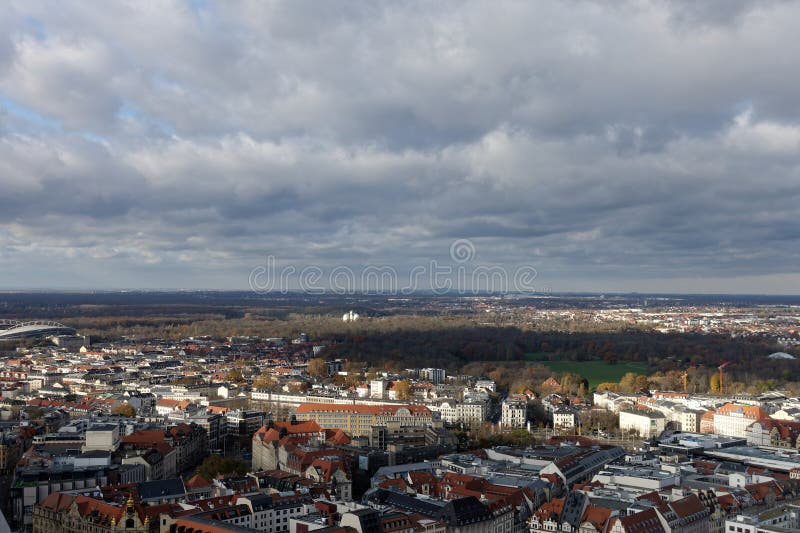 Fantastic Views from the City Tower Viewing Platform Over the City of ...