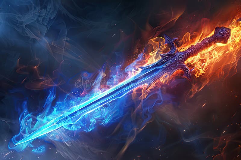 A Fantastic Weapon Royal Sword with Beautiful Handle and Blade Stock ...