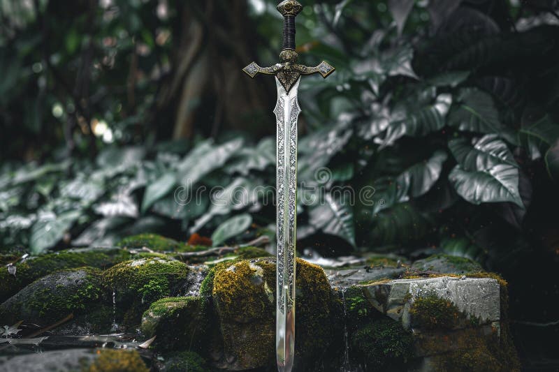 Fantastic Weapon Royal Sword with Beautiful Handle and Blade Stock ...