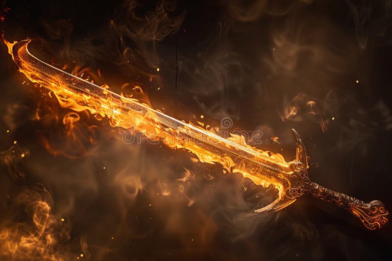 Fantastic Weapon Royal Sword with Handle and Sharp Blade Stock ...