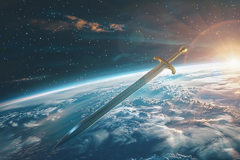 Fantastic Weapon Royal Sword with Handle and Sharp Blade Stock ...