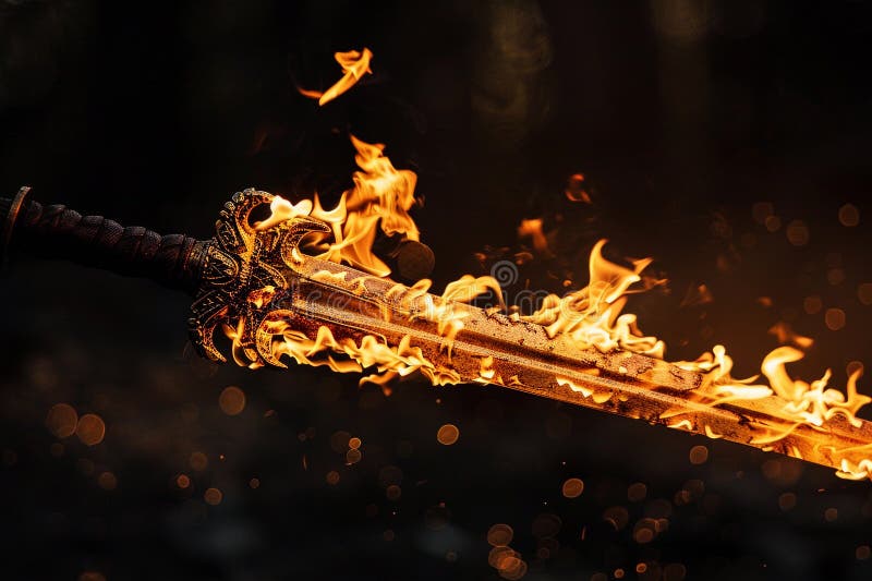 Fantastic Weapon Royal Sword with Handle and Sharp Blade Stock ...